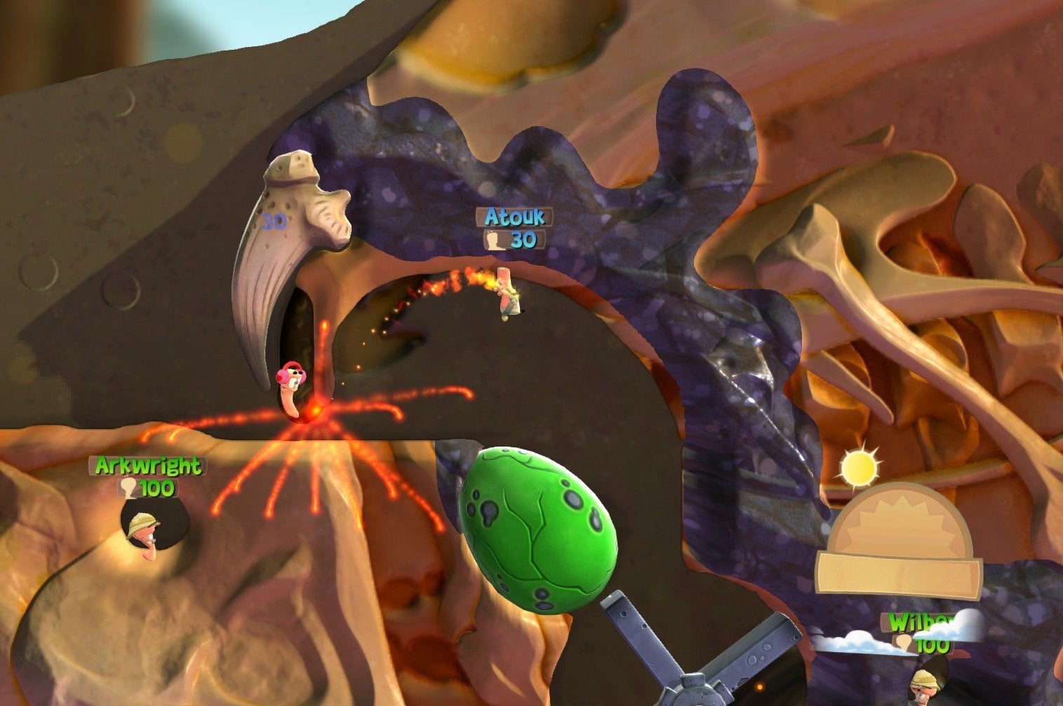 Team 17 aterriza en la nueva generación con Worms Battegrounds ...