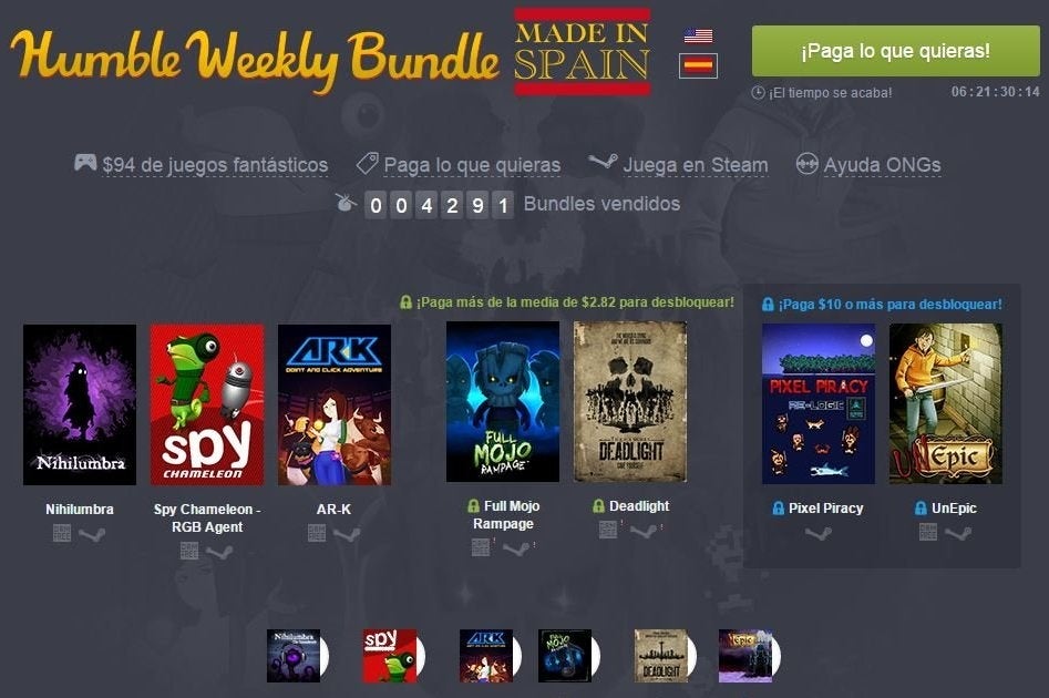 El nuevo Humble Bundle tiene sabor español | Eurogamer.es