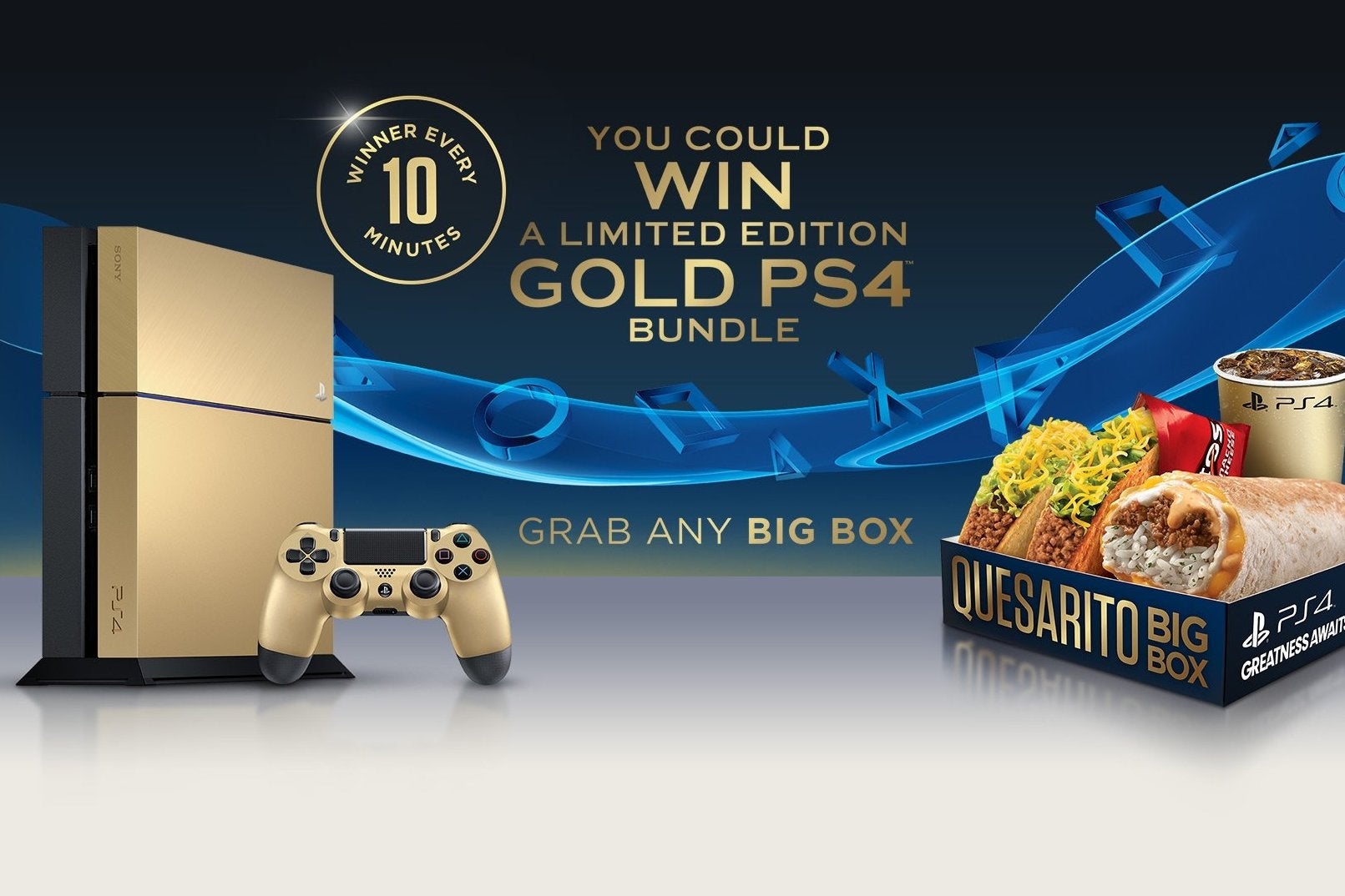 Sony revela PS4 dourada para passatempo do Taco Bell | Eurogamer.pt