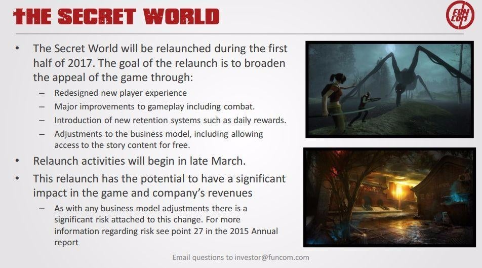 Funcom relanzará el MMO The Secret World | Eurogamer.es