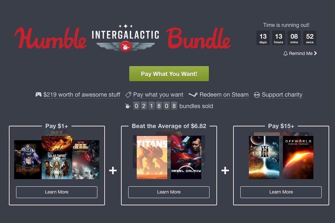 El nuevo Humble Bundle nos manda al espacio | Eurogamer.es