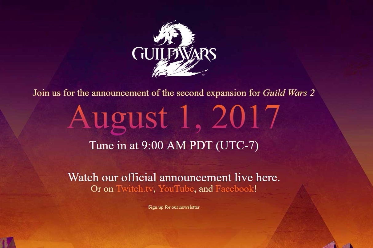 Guild Wars 2 new expansion announcement next week | Eurogamer.net