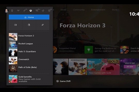 Next Xbox update changes the home menu, Guide, and community feed ...