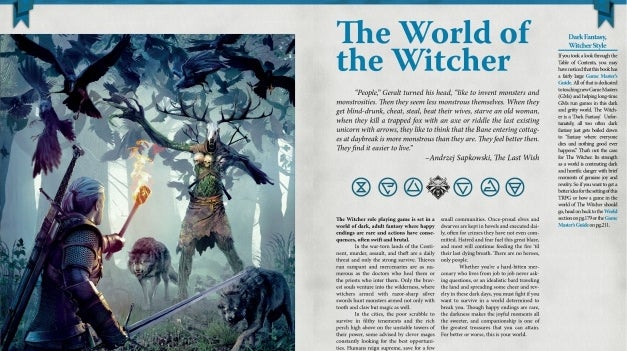 The Witcher Tabletop Roleplaying Game will be released really soon ...