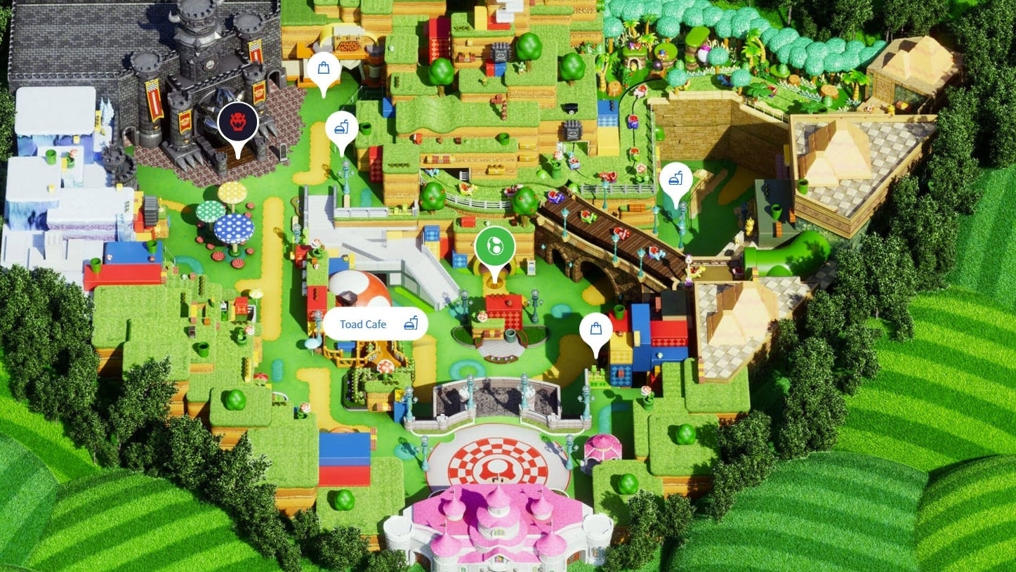 Super Nintendo World website launches virtual flythrough | Eurogamer.net