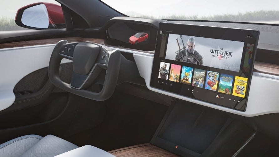 Vais poder jogar The Witcher 3 no novo Tesla Model S | Eurogamer.pt