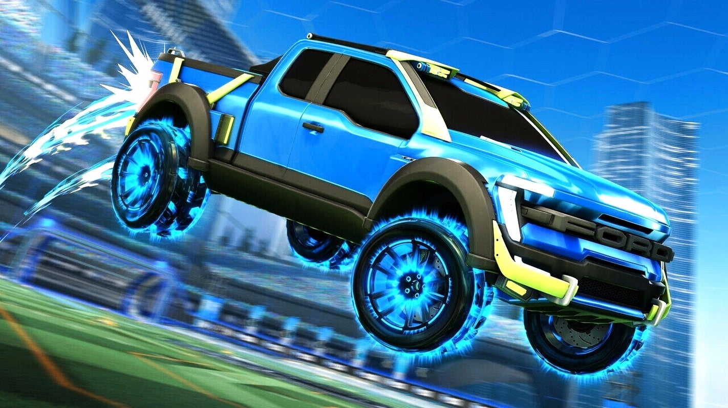 Rocket League: Der Ford F-150 rast durch die Arena - und in einem E ...
