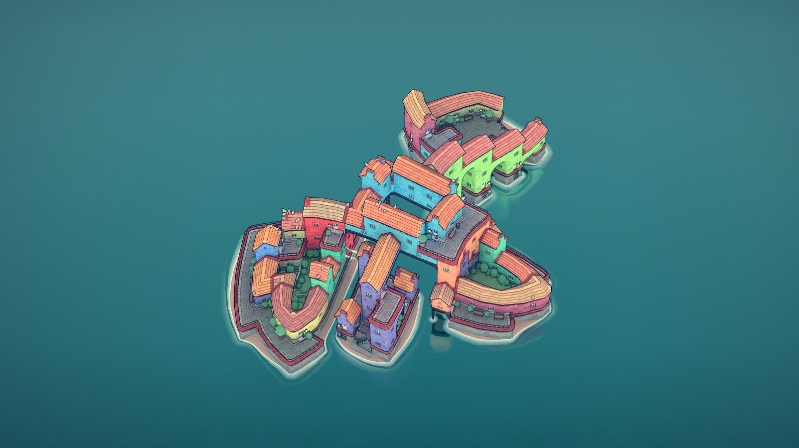 The beautiful Townscaper is now available to try in your browser ...