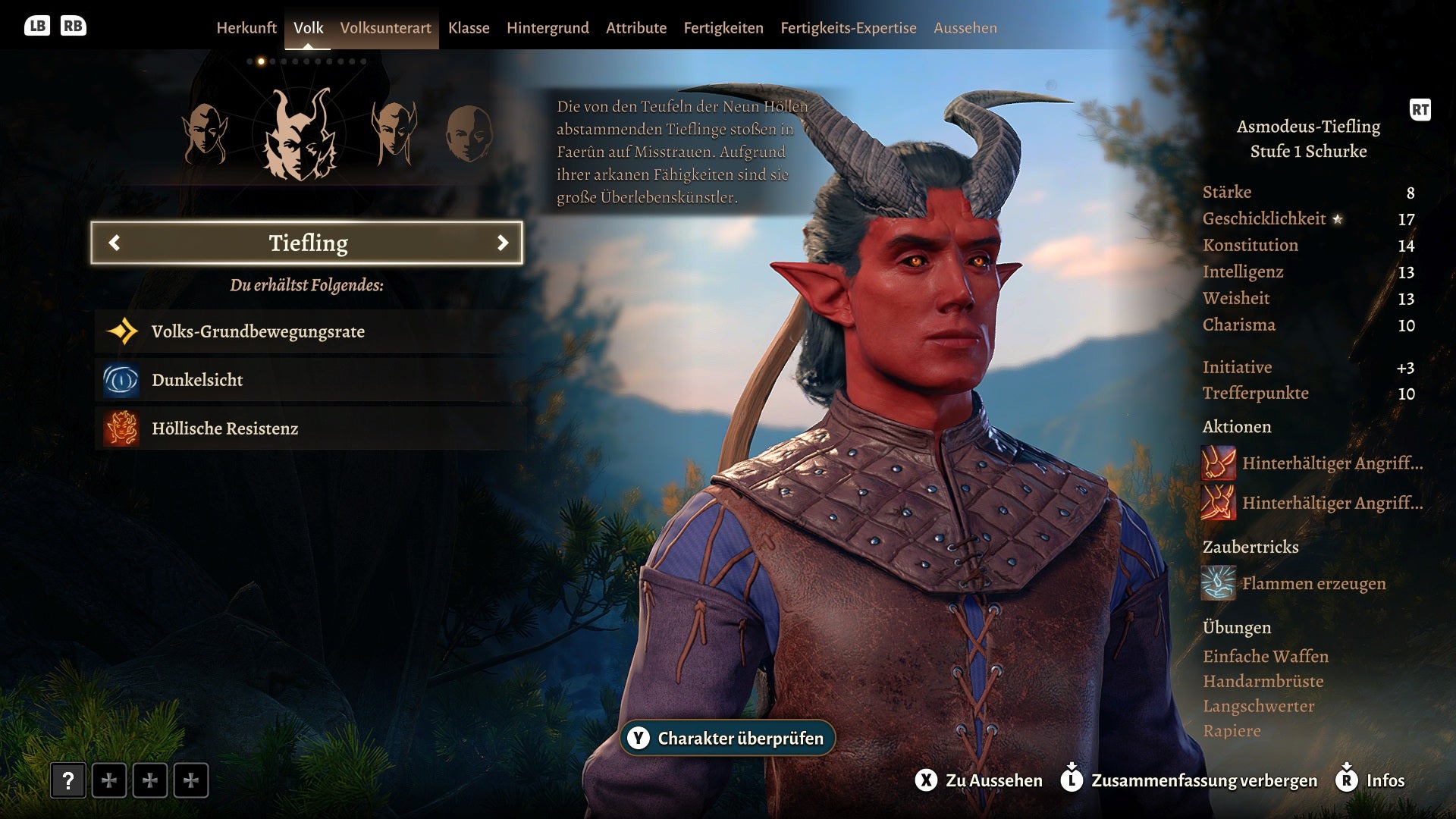 Baldur's Gate 3: Charakter erstellen - diese Werte sind zu beachten ...