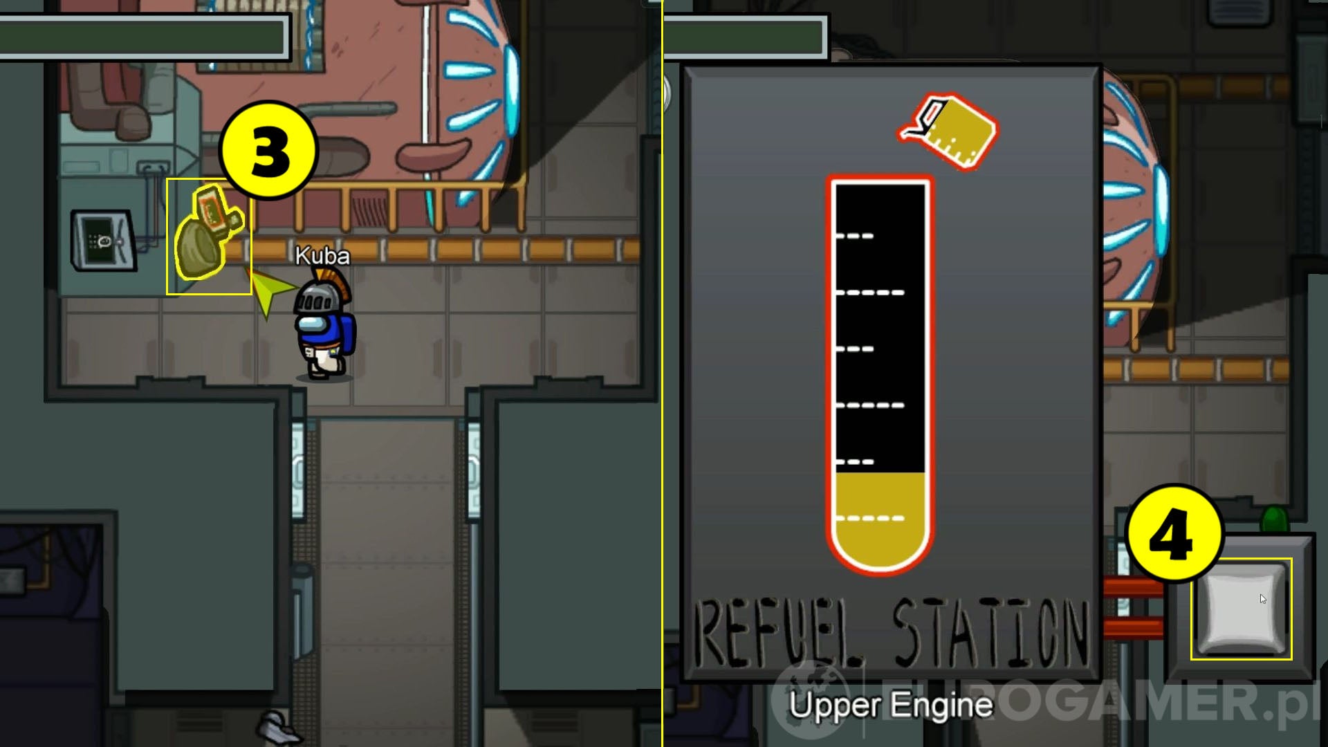 Among Us - zadanie (task): fuel engines | Eurogamer.pl