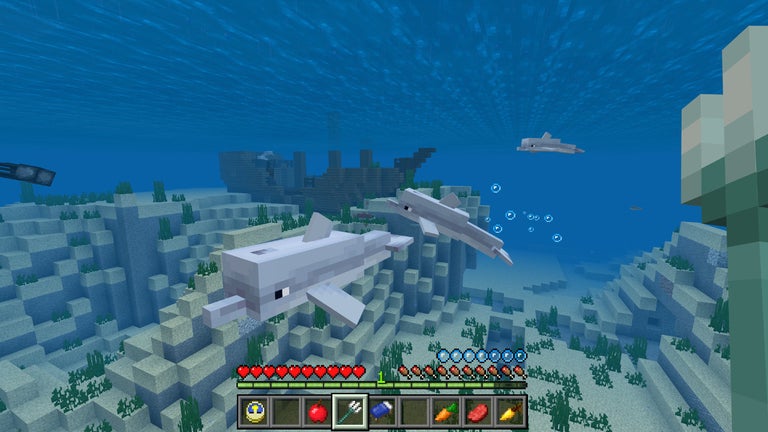 Minecraft's ocean-expanding Update Aquatic is out now on Xbox One and ...