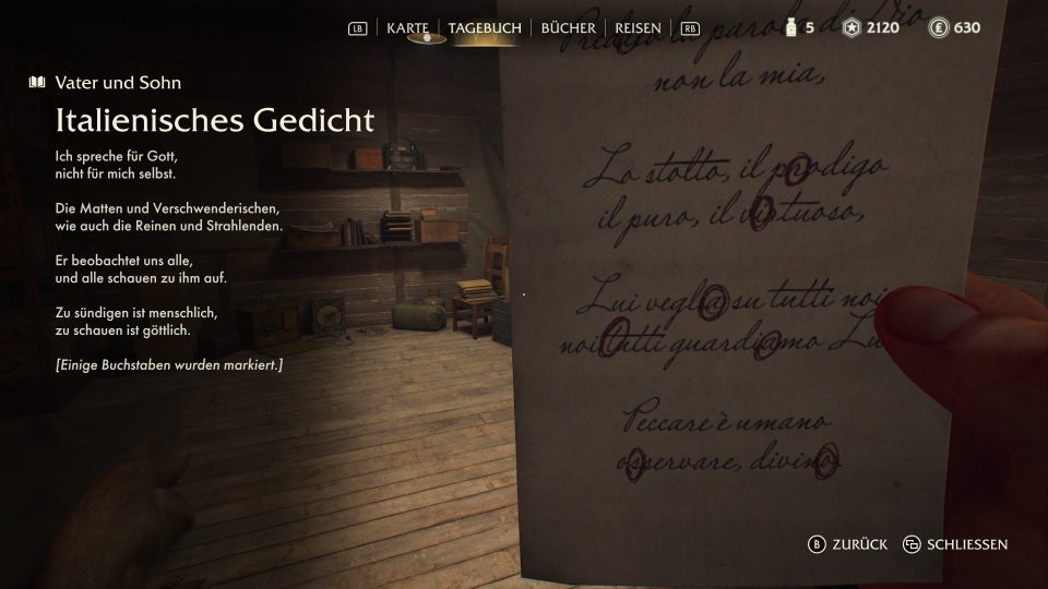 Indiana Jones und der Große Kreis: Vater und Sohn - Code für den Safe ...