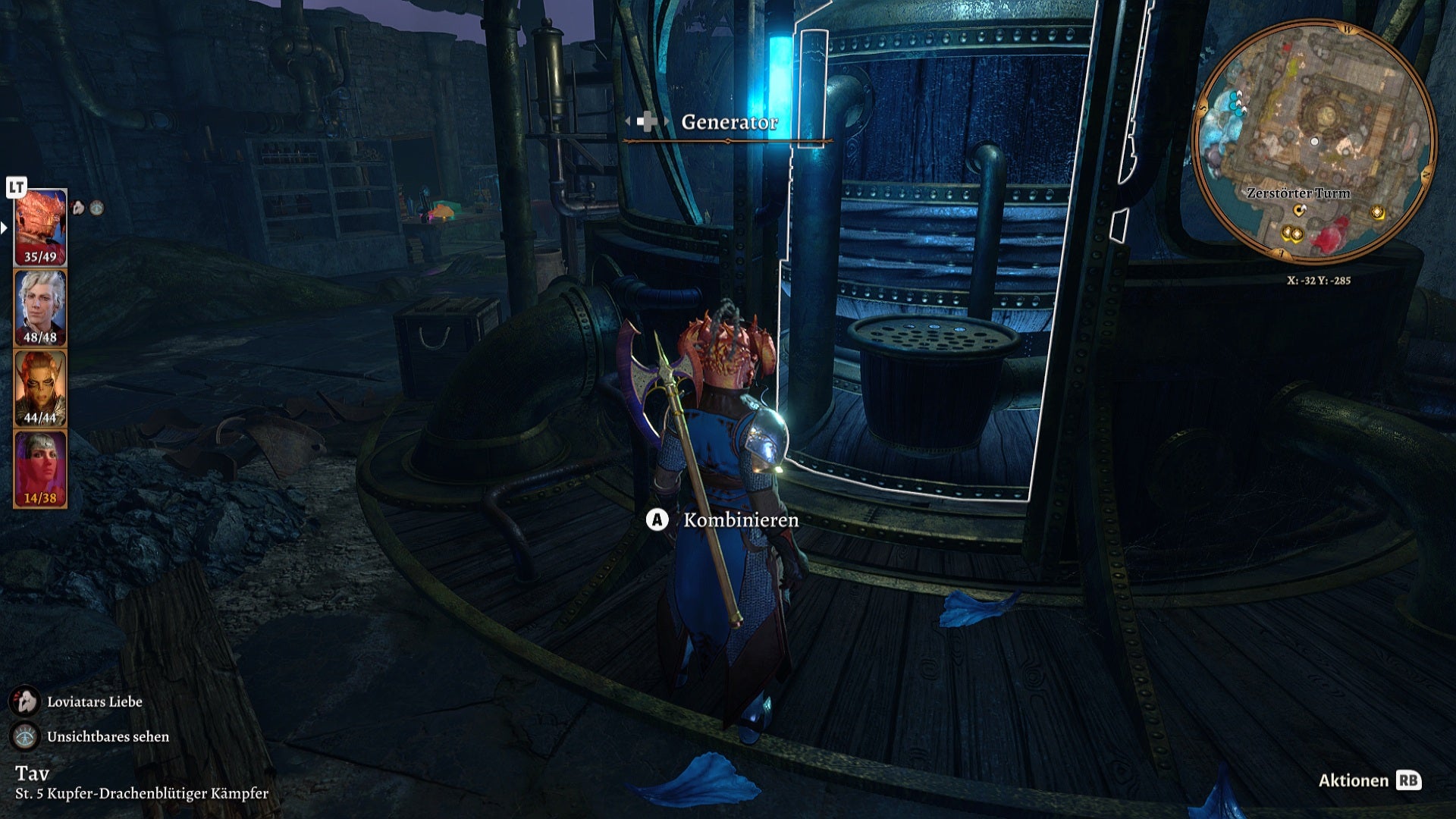 Baldur's Gate 3: Arkaner Turm - Aufzug aktivieren und die unteren Ebenen betreten | Eurogamer.de