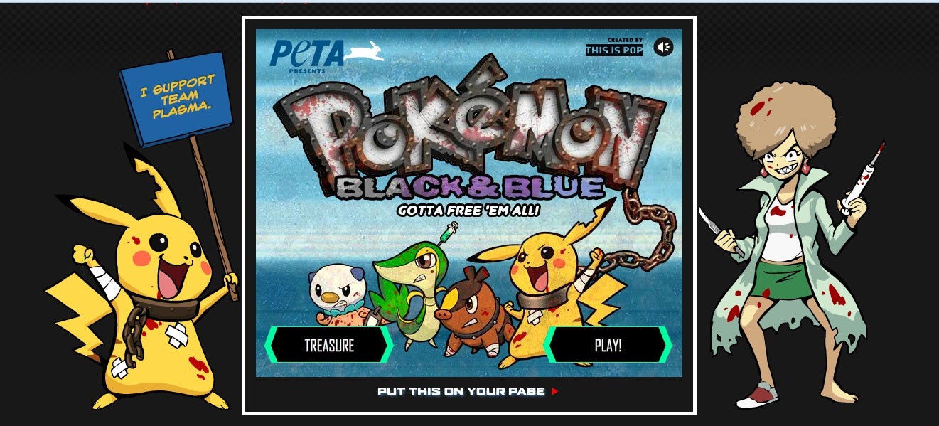 PETA condena la crueldad de Pokémon Black & White 2 | Eurogamer.es