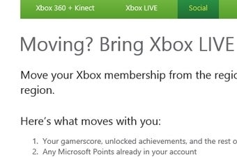 Switching regions on your Xbox Live account to get a whole lot easier ...