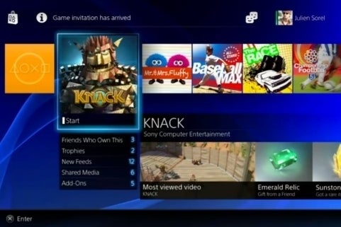 Así es la interfaz de PS4 | Eurogamer.es