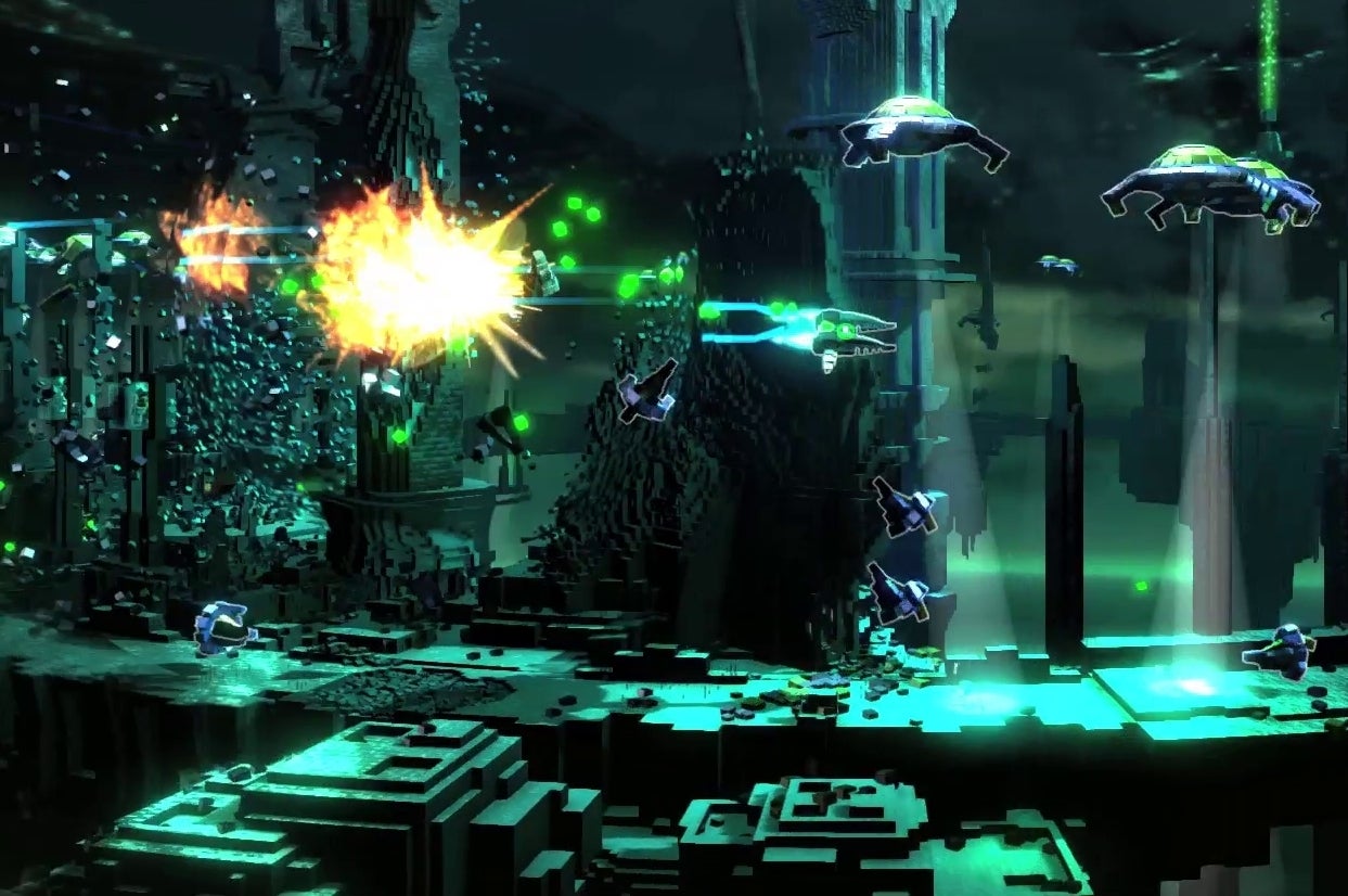Housemarque announces side-scrolling smhup Resogun for PS4 | Eurogamer.net