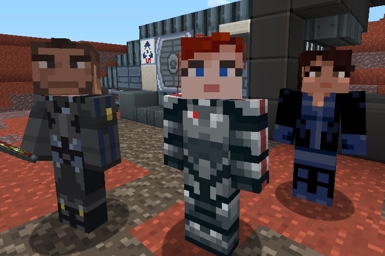 Minecraft: Mass Effect mash-up DLC arrives tomorrow | Eurogamer.net