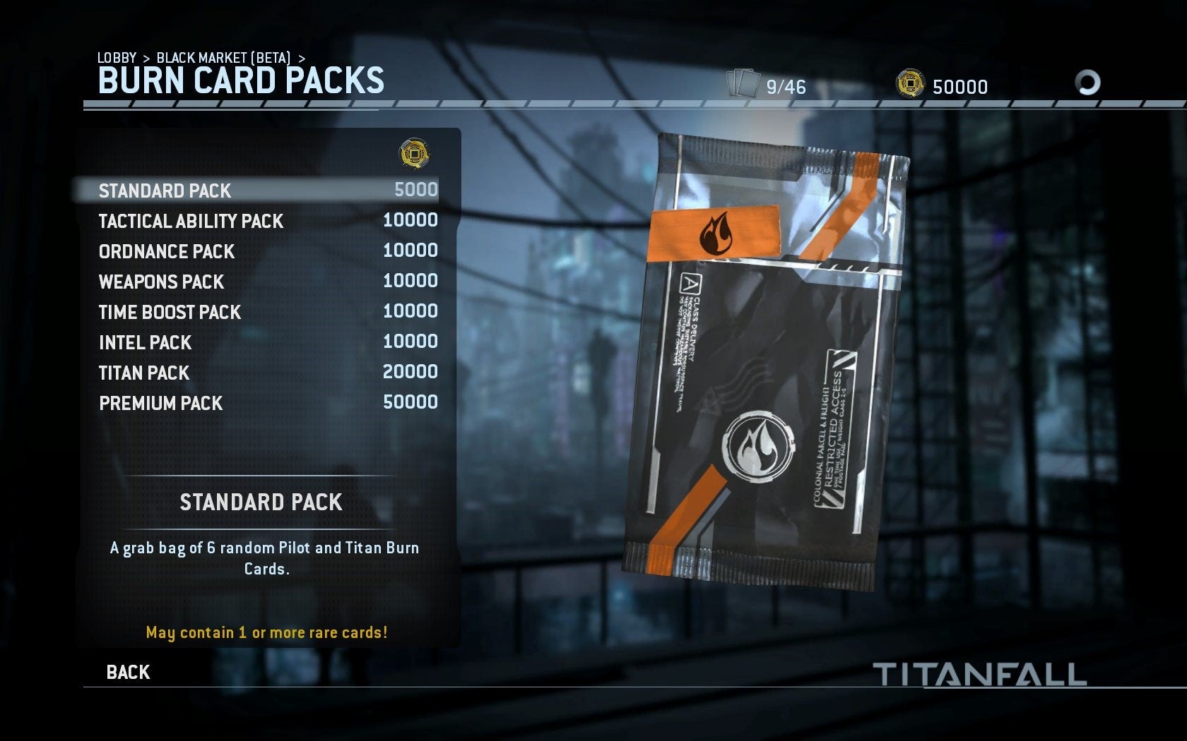 Titanfall adds in-game currency, ability to buy Burn Card packs ...