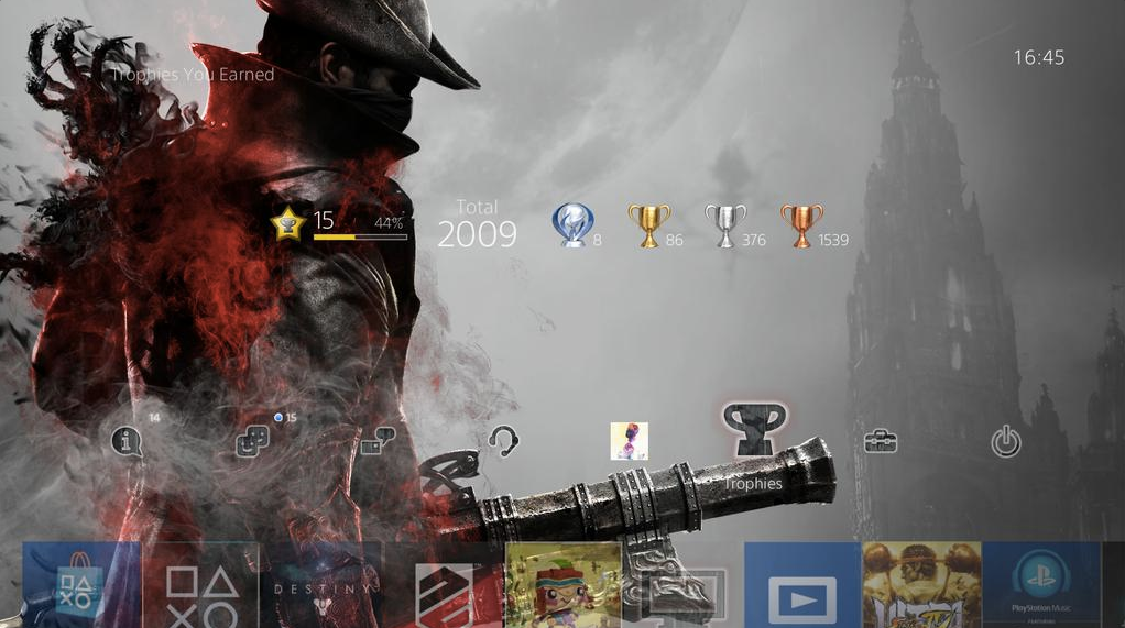 Bloodborne Platinum trophy holders now get an exclusive theme ...