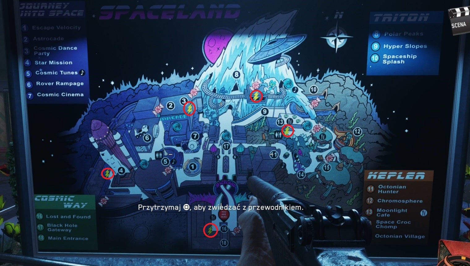 Zombies En El Mapa De Spaceland