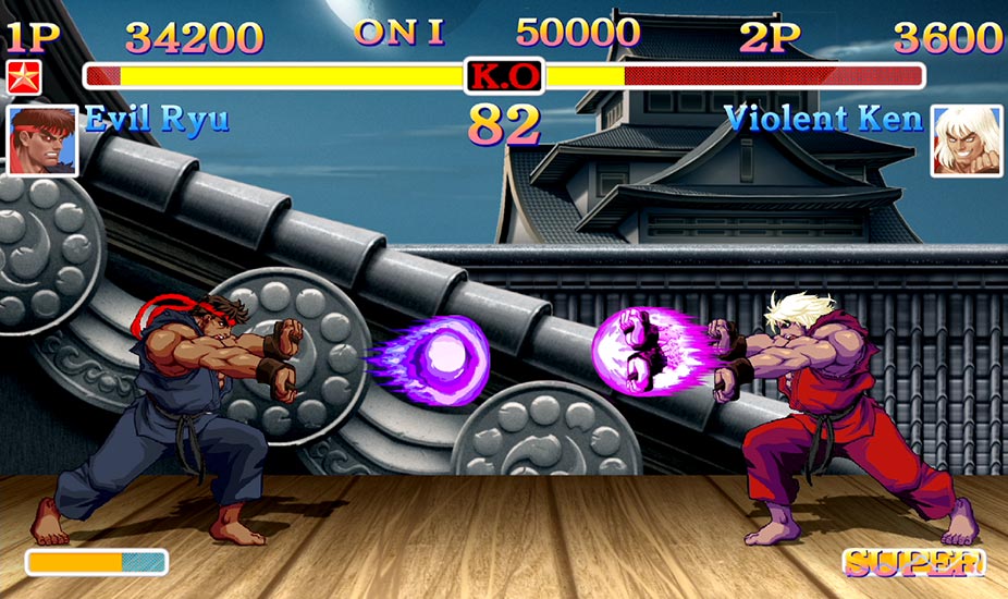 Fireball Street Fighter Ken Wallpaper Hd
