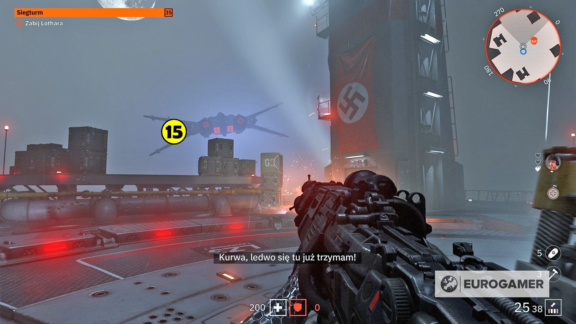 Wolfenstein: Youngblood - Siegturm: Boski klucz, generał Lothar (boss ...