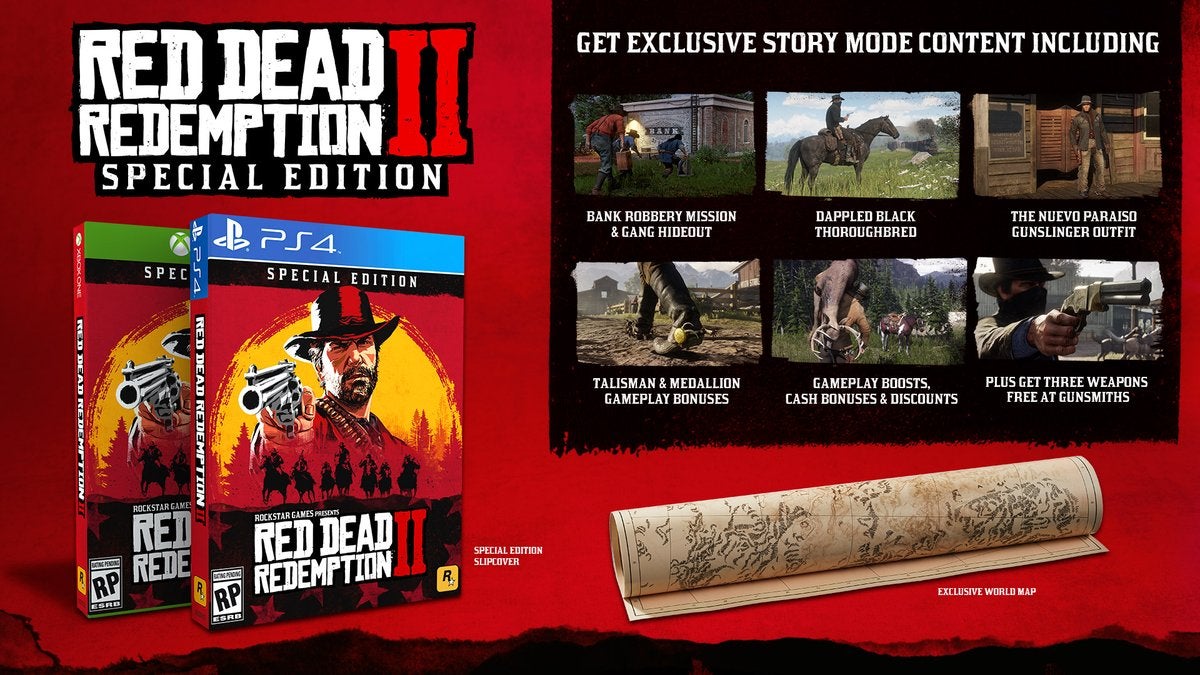 Así son las tres ediciones especiales de Red Dead Redemption 2 ...