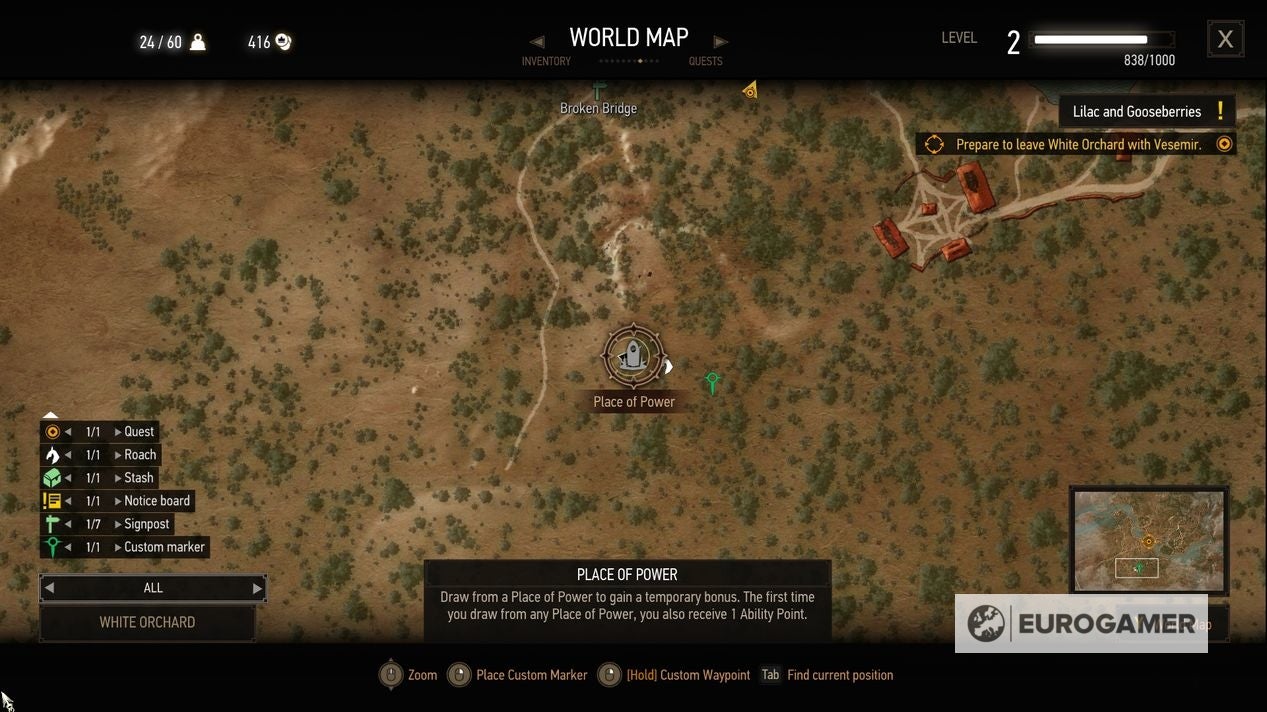 The Witcher 3 Places of Power locations list | Eurogamer.net