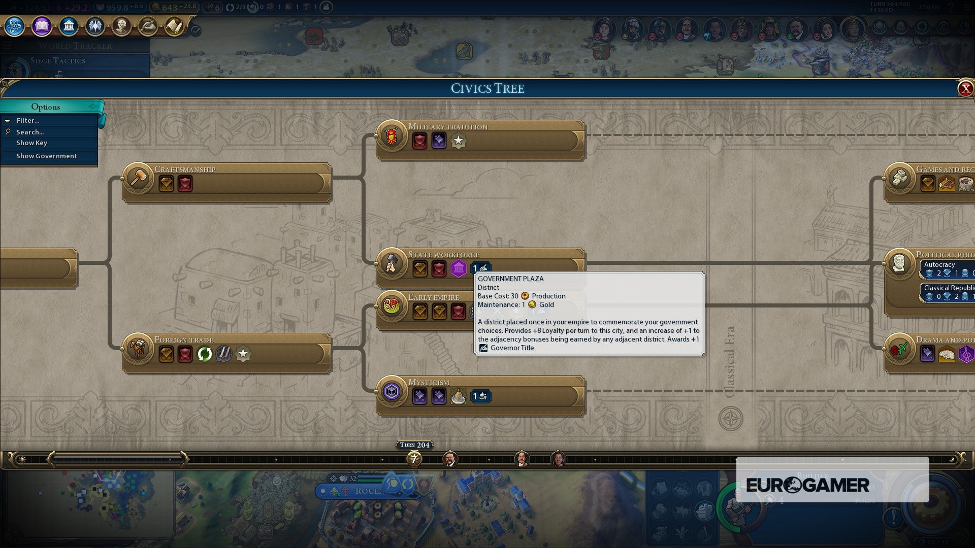 Civilization 6 Loyalty and Governors explained - how to increase ...