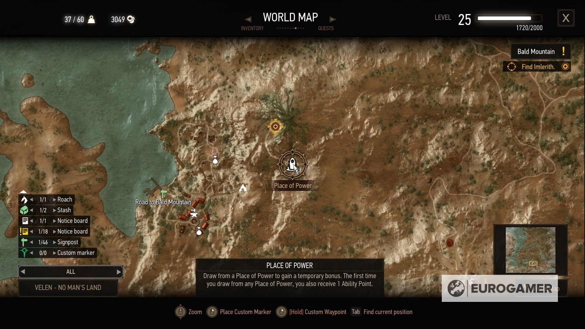 The Witcher 3 Places of Power locations list | Eurogamer.net