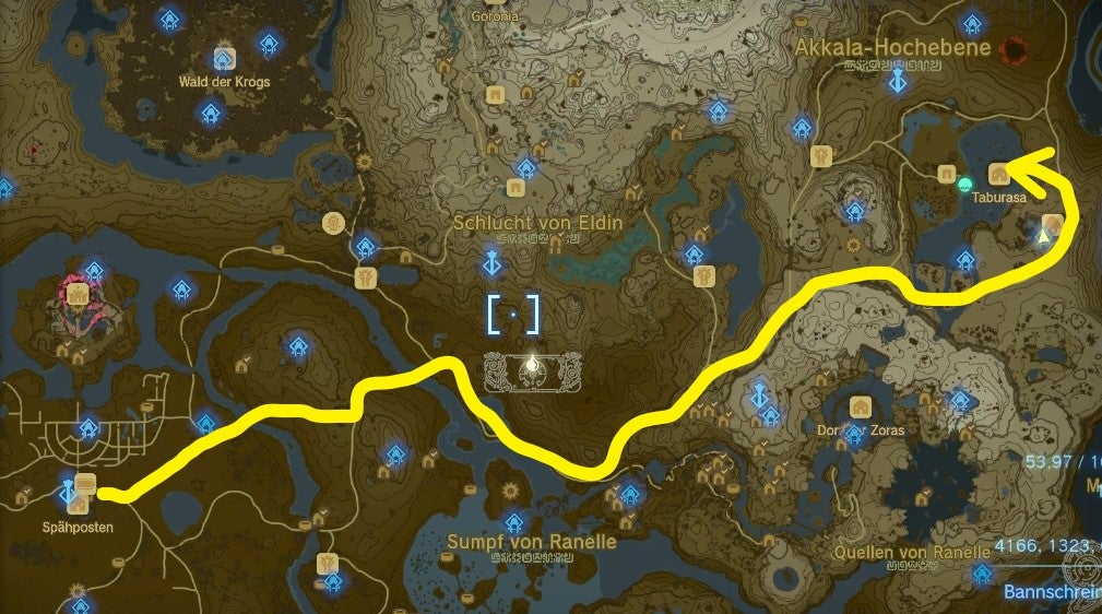 Zelda Tears of the Kingdom: Taburasa - Karte, Quests, NPCs und das Projektgelände | Eurogamer.de