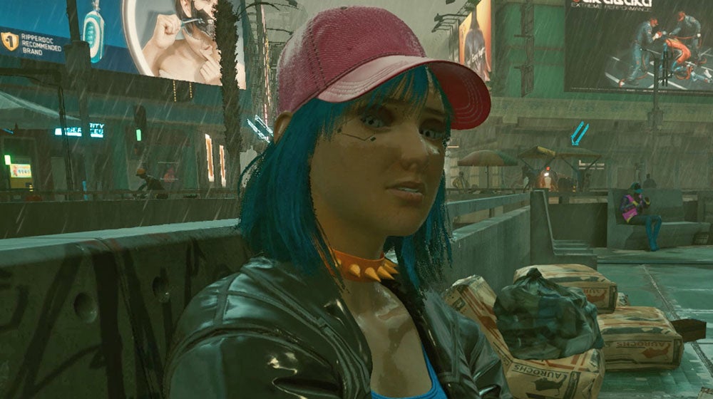 Cyberpunk 2077 - Spacer z gwiazdą: stalker Blue Moon | Eurogamer.pl