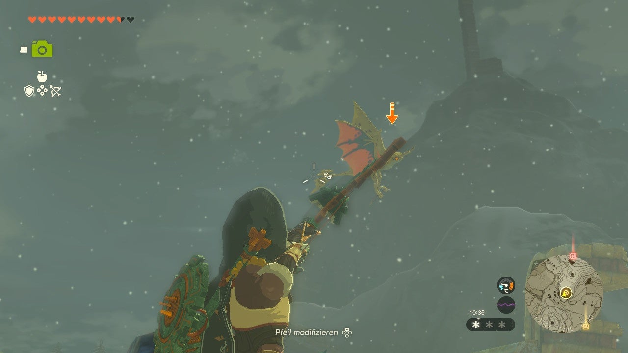 Zelda: Tears of the Kingdom: Einsame Zeder der Calibar-Spitze, Tulins ...