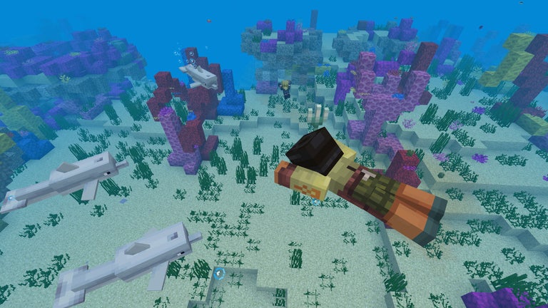 Minecraft's ocean-expanding Update Aquatic is out now on Xbox One and ...