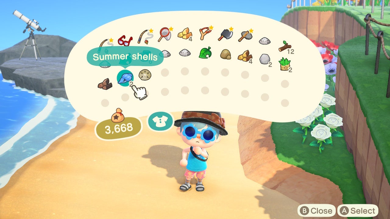 Animal Crossing New Horizons: Summer Shell DIY Recipes List and How to ...