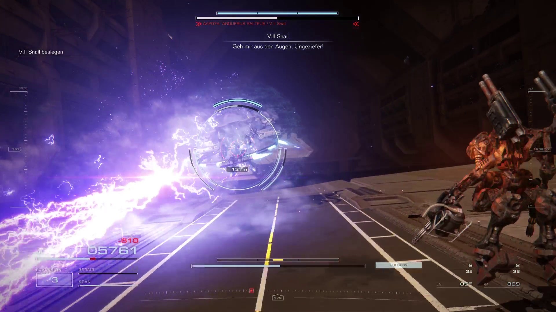 Armored Core 6: Boss-Guide - Arquebus Balteus V.II Snail | Eurogamer.de