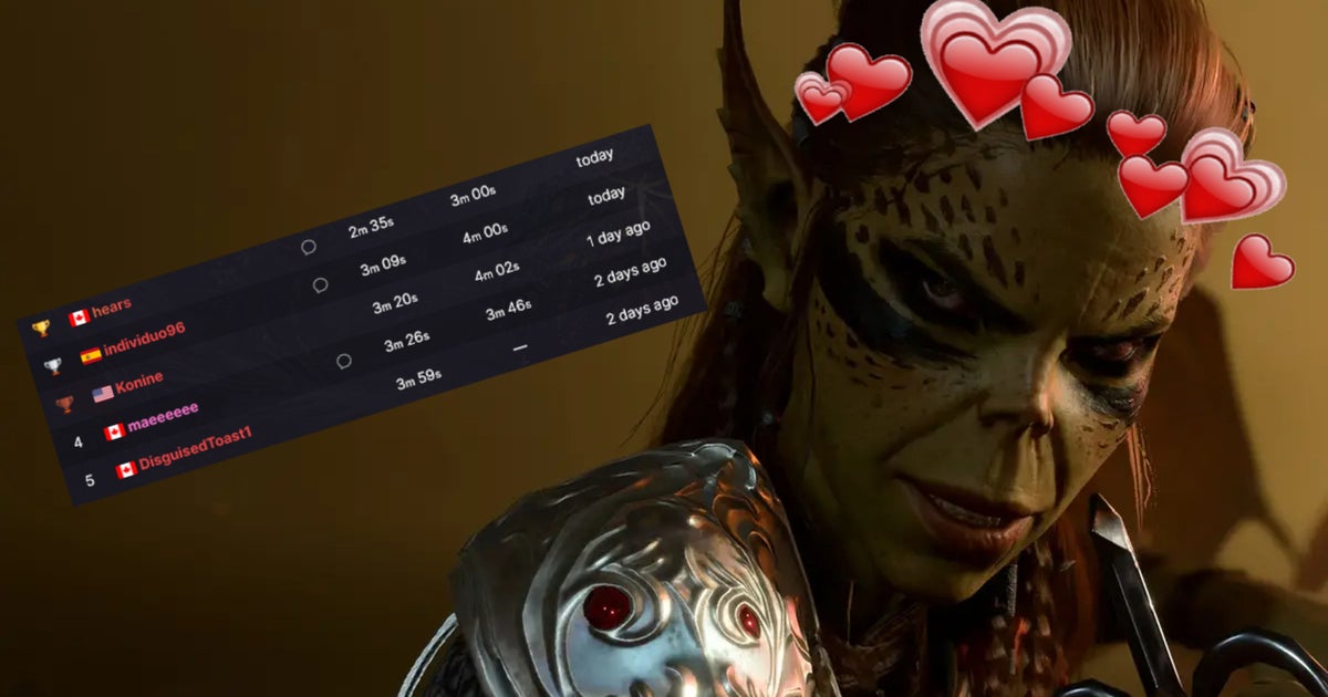 Baldurs Gate 3 Speedrunners Are Seeing How Fast They Can Have Sex In