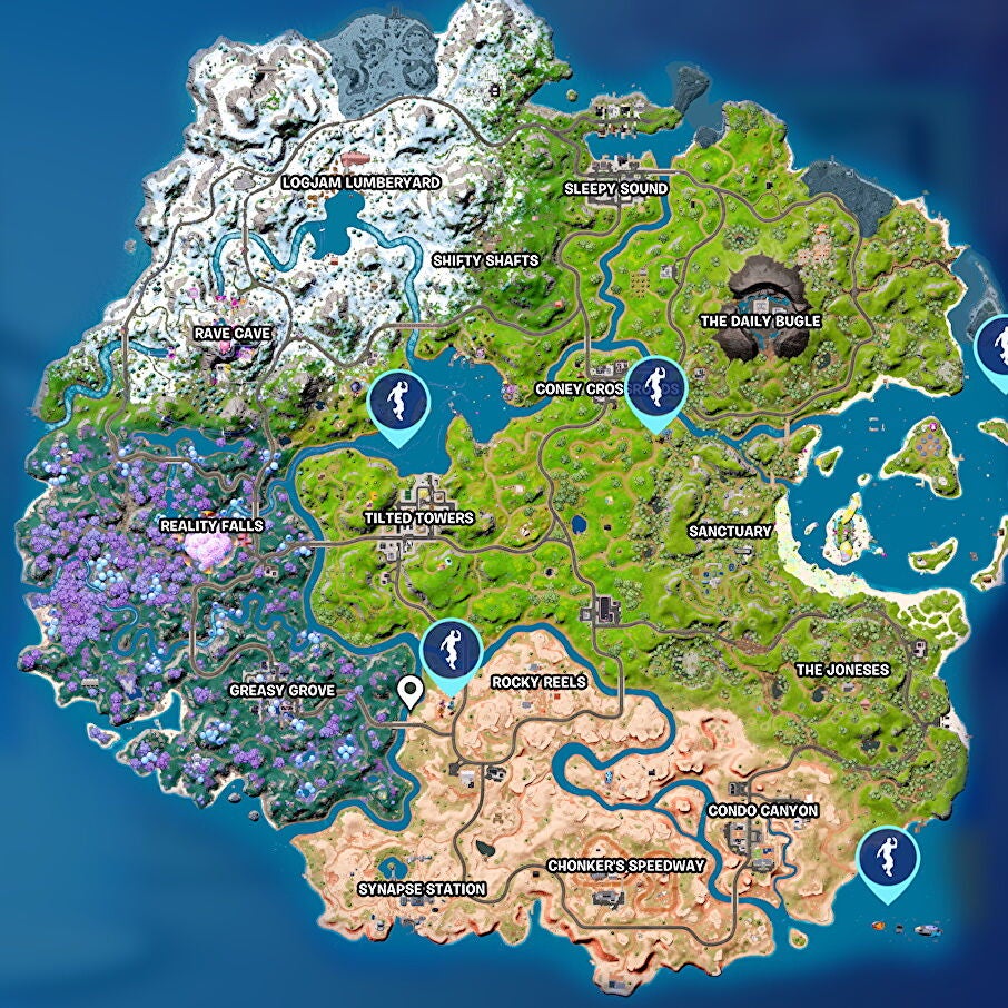 Fortnite: Crashed IO Airship locaties en waar je moet dansen uitgelegd ...