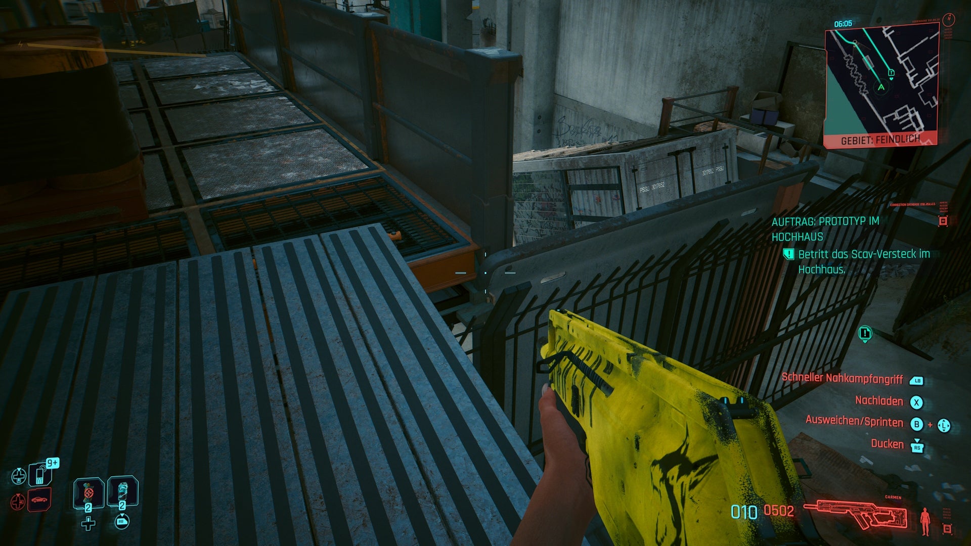 Cyberpunk 2077 Phantom Liberty - Prototyp im Hochhaus: Hasan Zukunft ...