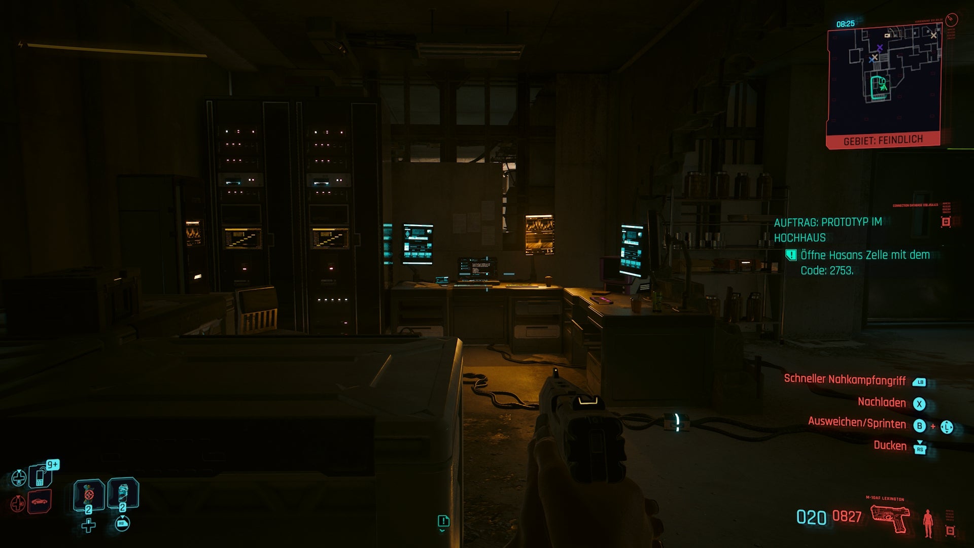 Cyberpunk 2077 Phantom Liberty - Prototyp im Hochhaus: Hasan Zukunft ...