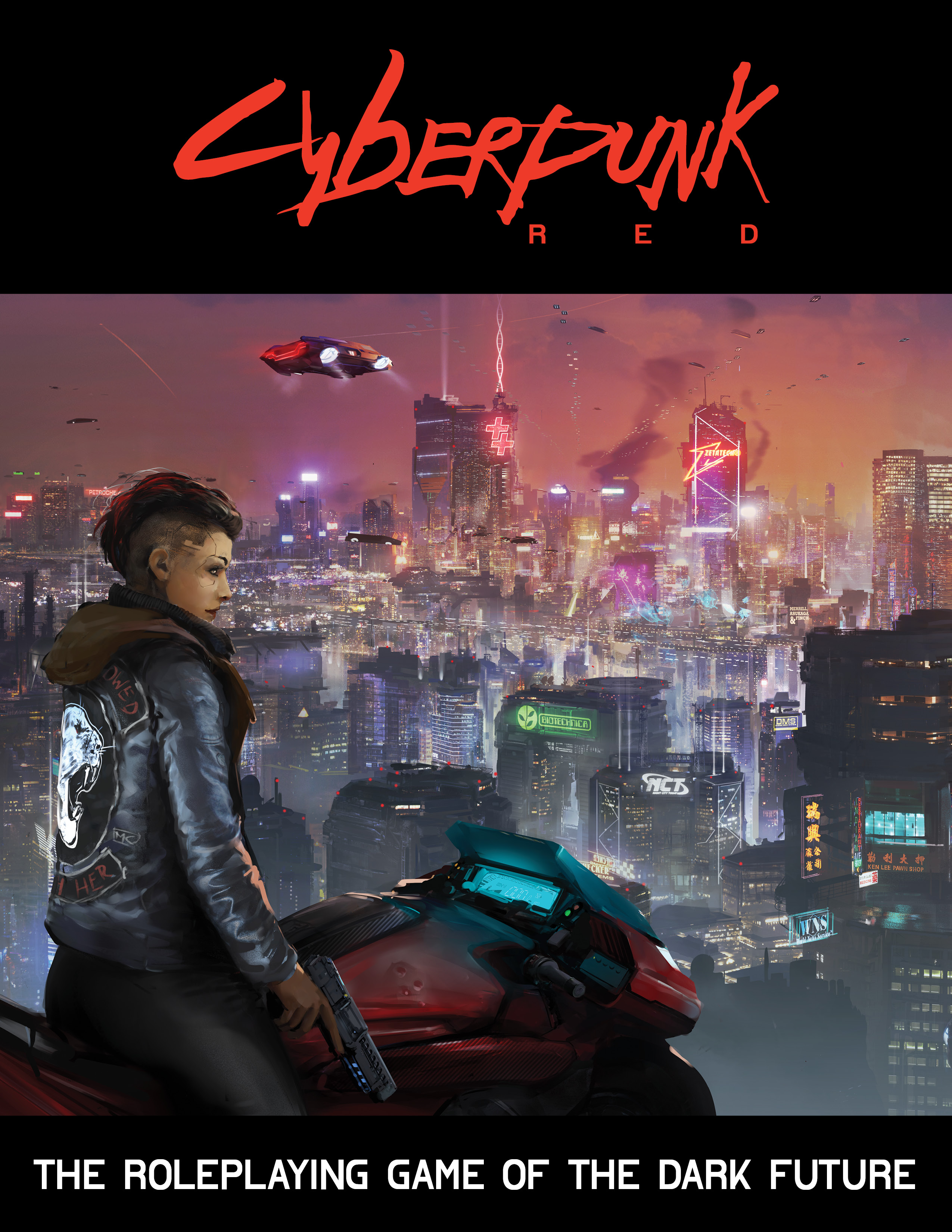 Exclusive: Cyberpunk Red tabletop RPG core rulebook cover art revealed ...
