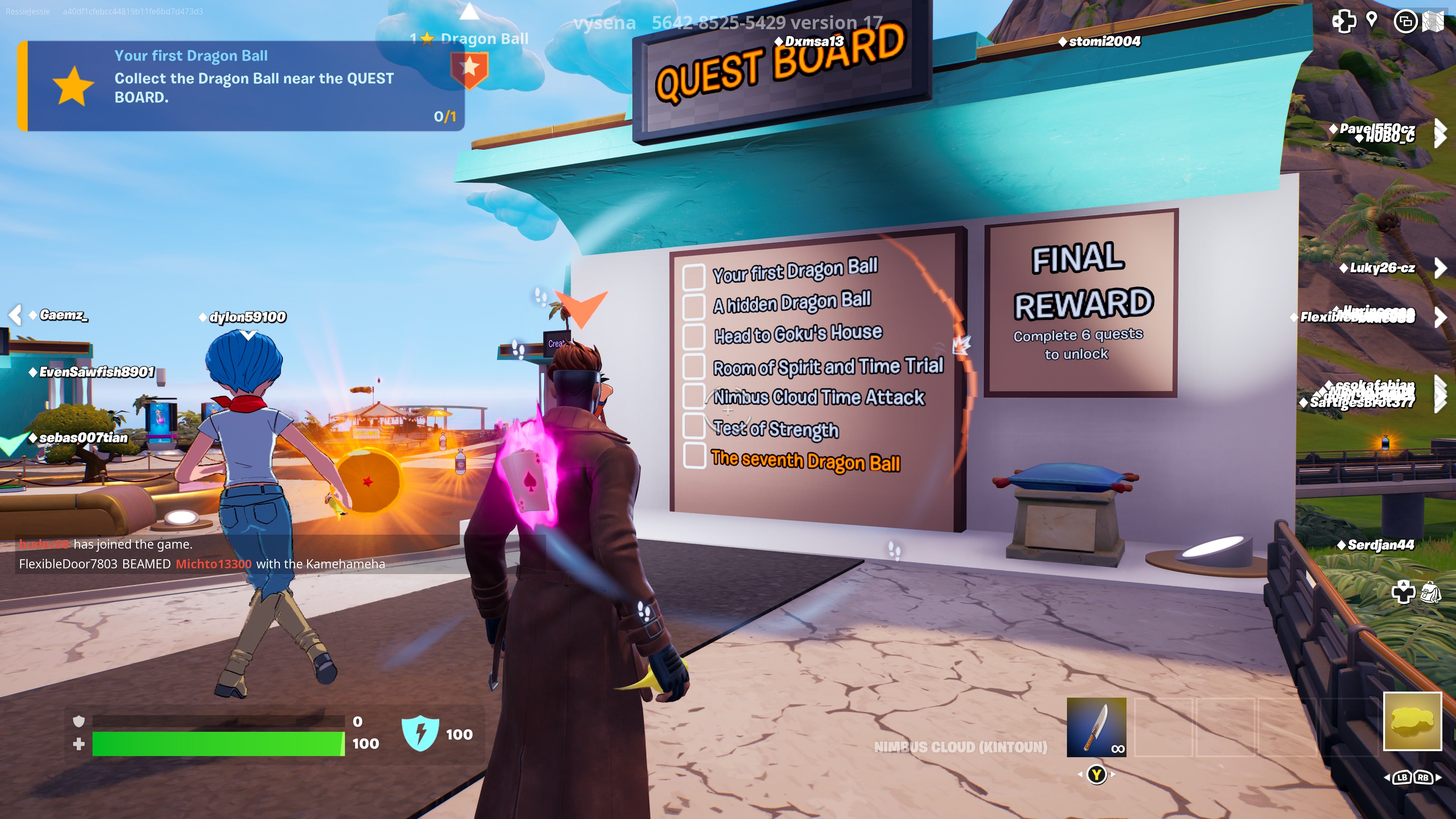 Fortnite Dragon Ball event challenges, rewards, and Adventure Island ...