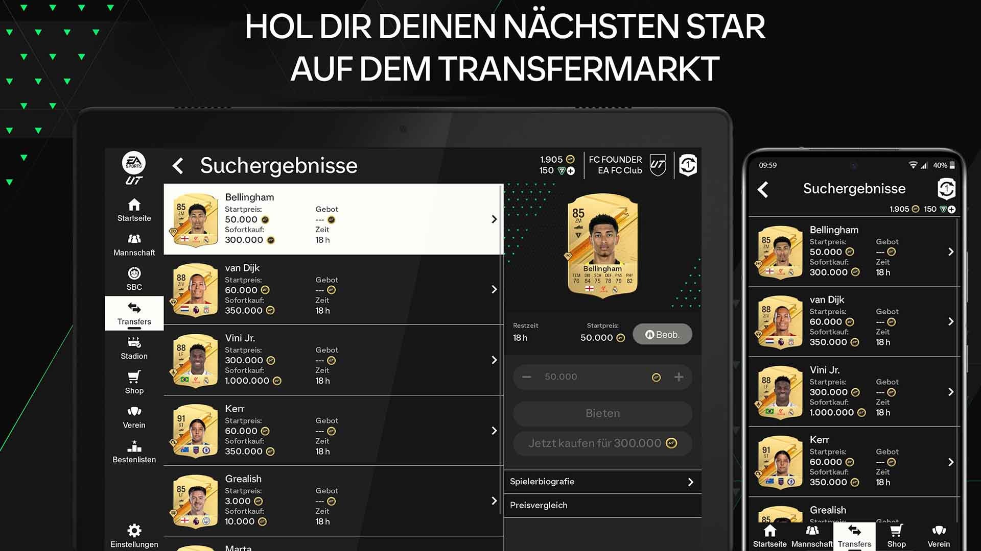 EA FC 24: Web App und Companion App sind live! – Alles über Login und ...