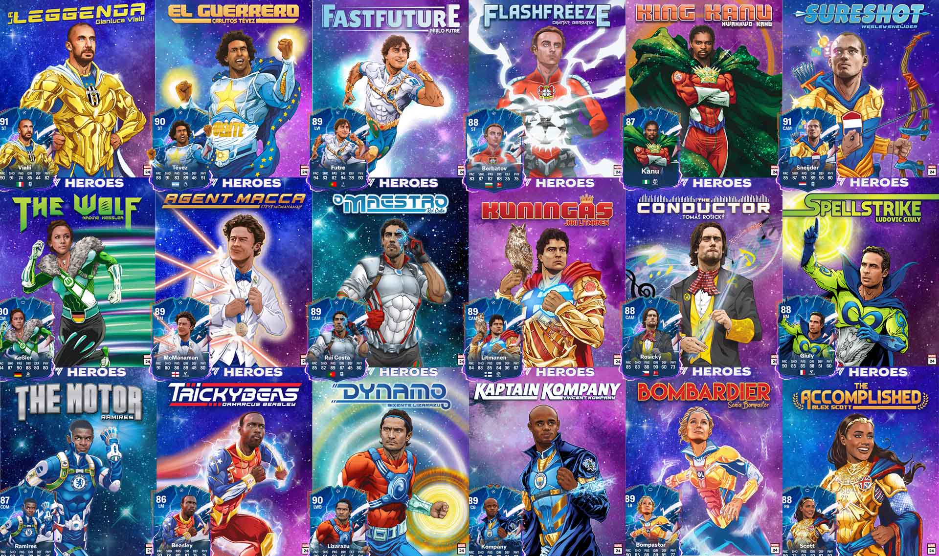 EA FC 24: Alle 60 UT Heroes & 19 UCL / UWCL Heroes und ihre Ratings ...