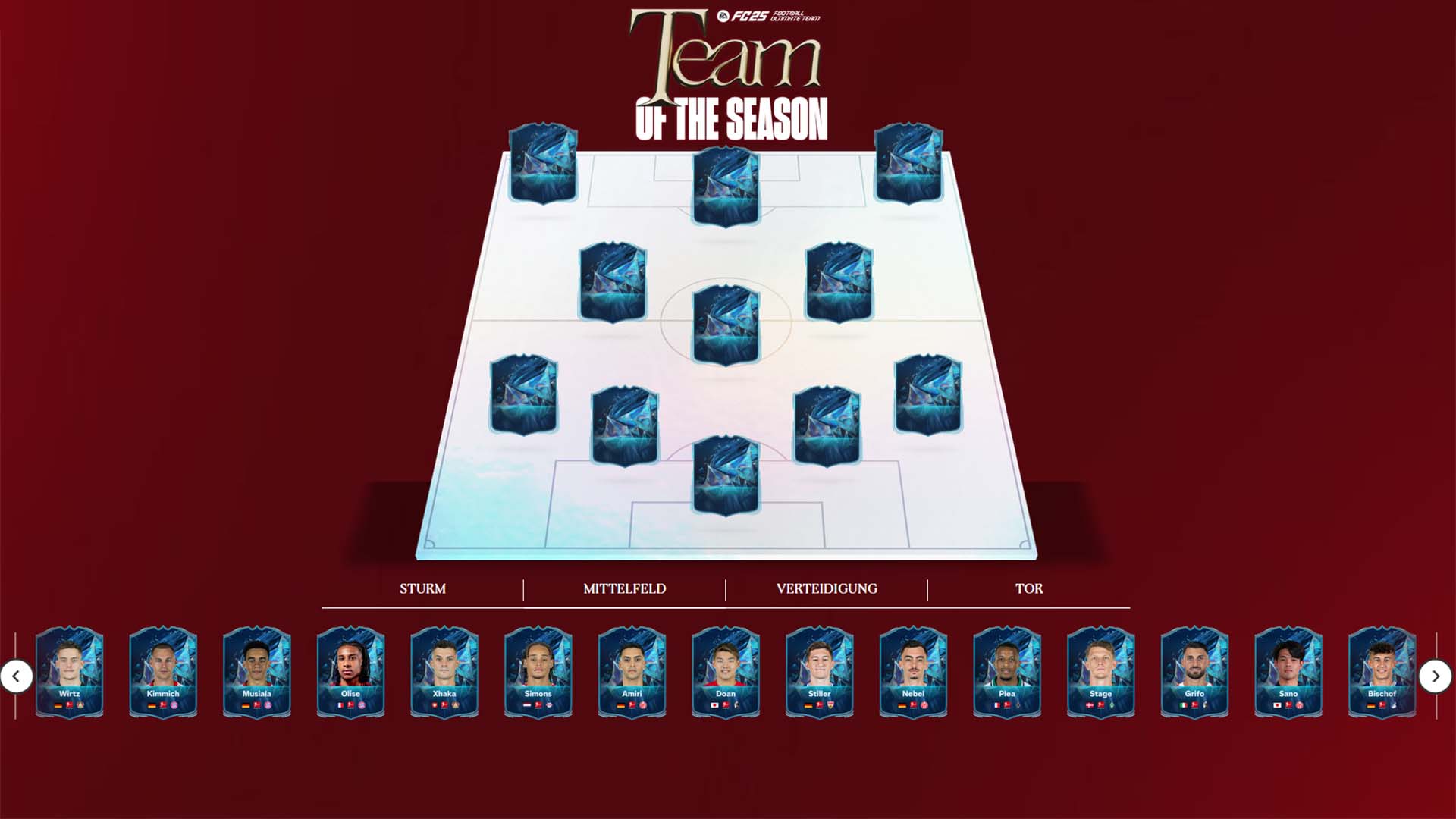 EA FC 25 Bundesliga TOTS Vote: Alle nominierten Profis und Infos ...