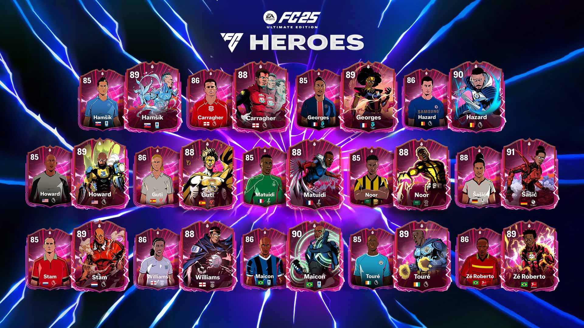 EA FC 25: Alle 75 UT Heroes & 14 Prime-Heroes und ihre Ratings ...