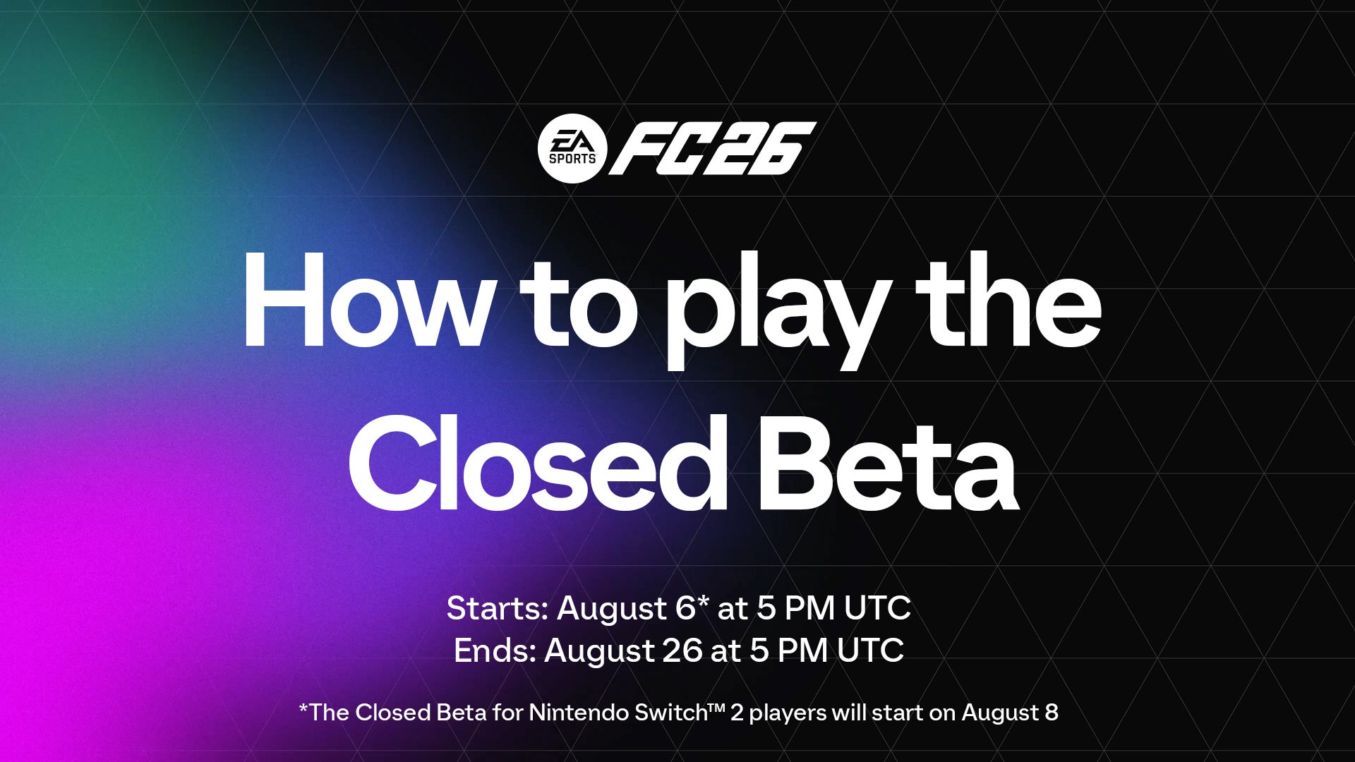 FC 26 Beta ist gestartet! – Wie ihr Codes bekommt und was ihr darüber ...