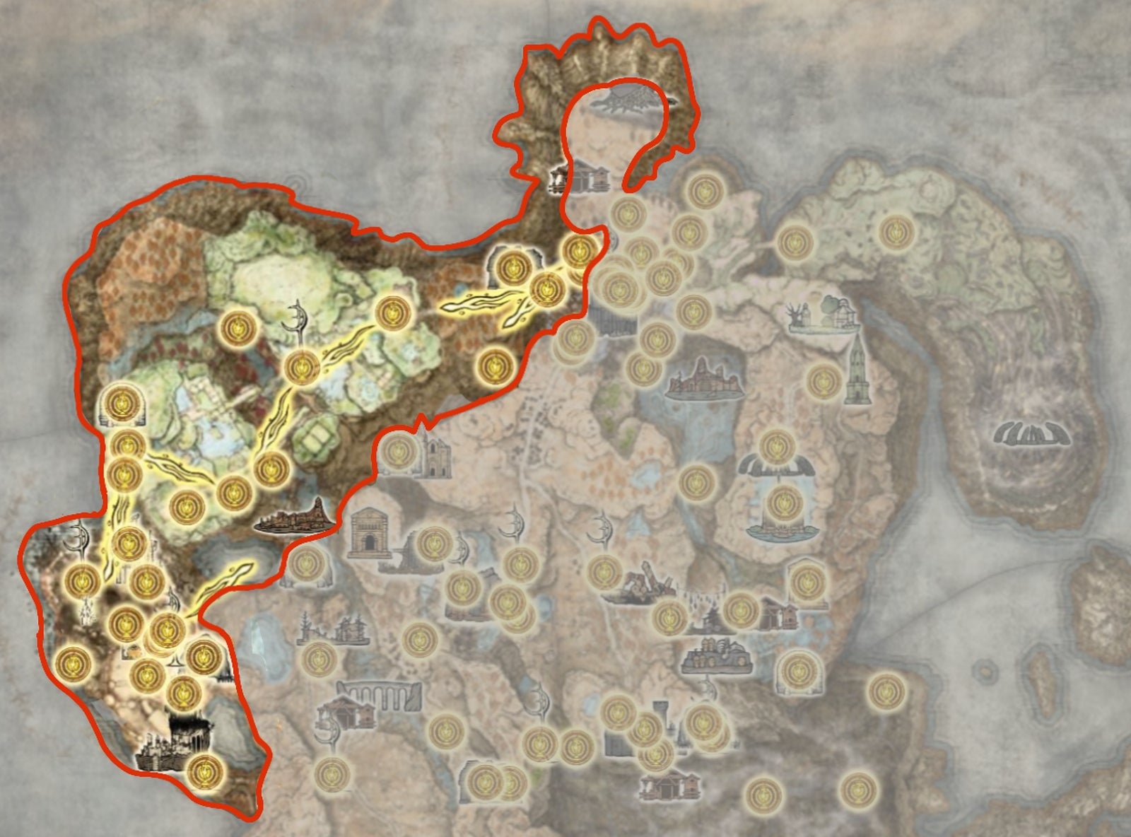 Elden Ring: Shadow of the Erdtree - Land des Turms: Karte, alle Orte ...