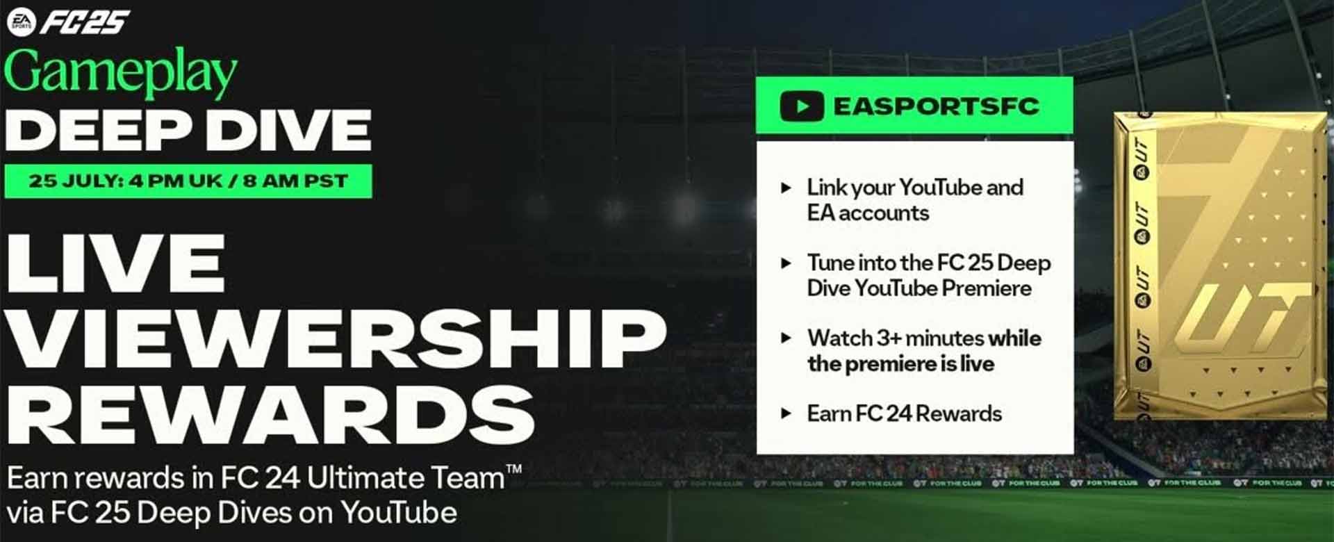 EA Sports FC 25: Heute Gameplay Deep Dive ansehen und FC 24 Belohnung ...